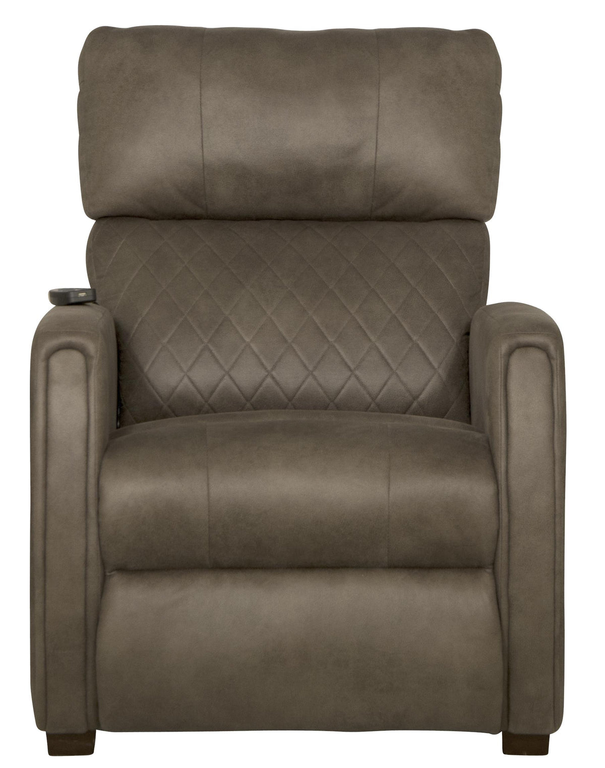 Relaxer Power Lay Flat Recliner with Power Adjustable Headrest and Lum